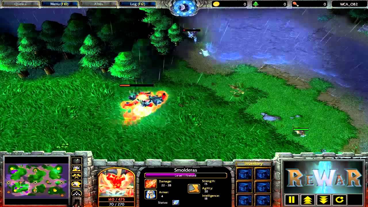 FQQ(HU) vs TH000(HU) - Game 2 - WarCraft 3 Frozen Throne - RN1713 - YouTube