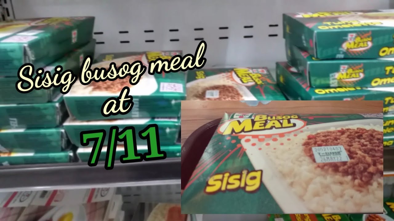 7/11 sisig busog meal sulit ba? || kain serye - YouTube