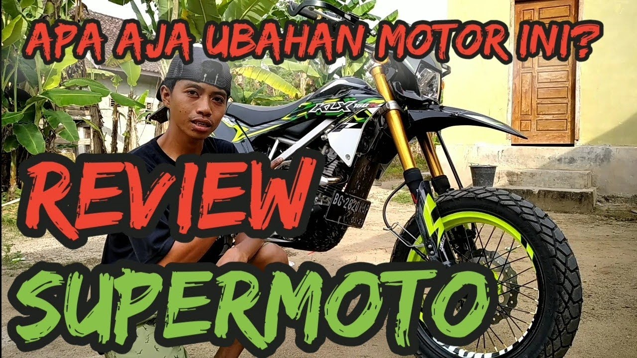 Review kawasaki klx 150 bf SUPERMOTO - YouTube