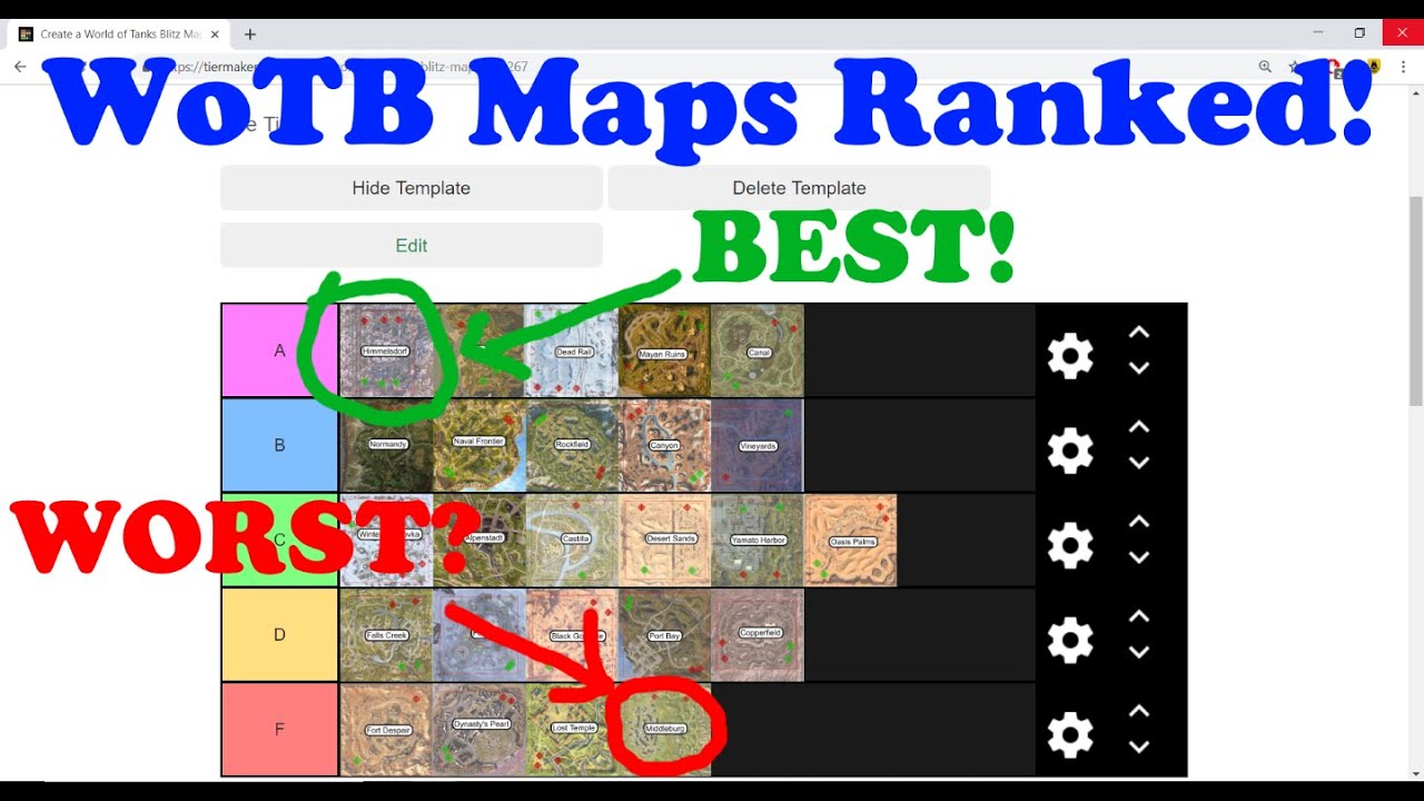 Ranking All the Maps in WoT Blitz! - YouTube