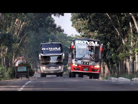 Royal Express All Ac Bus In Bangladesh live View To Raod || Royal ...