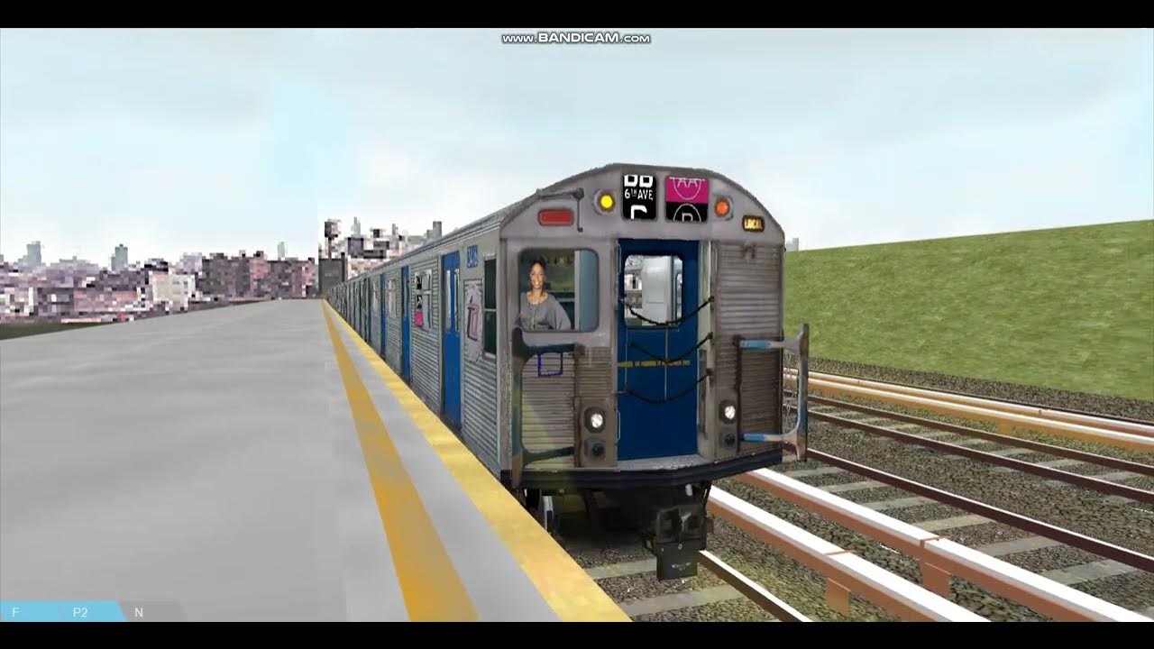 Openbve 1970s R32 Pre-Goh Set 8 Cars preview - YouTube