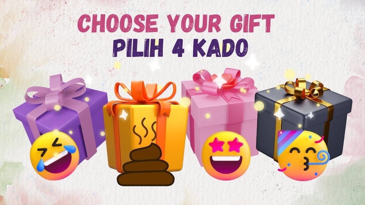 Pilih Kado Lucu 4 Bikin Ngakak 🤣 Pilih Kotak Hadiah Lawak 🎁 Choose Your ...