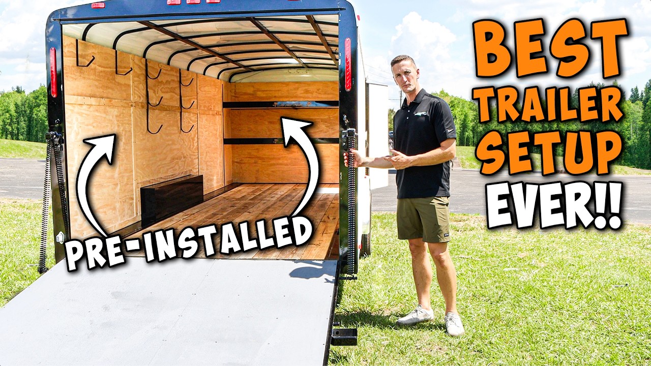 BEST Enclosed Cargo Trailer I have seen in 30 years of experience - YouTube