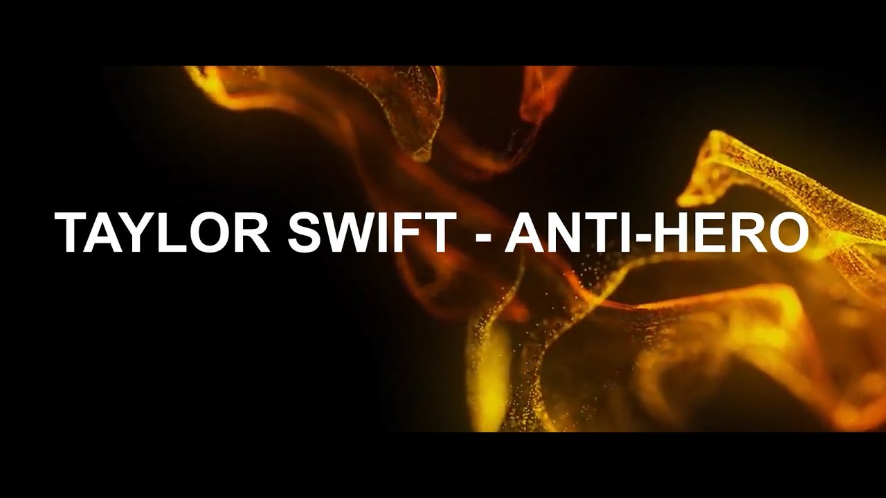 TAYLOR SWIFT - ANTI-HERO WITH LYRICS MIX ABSTRACT LIQUID MOTION - YouTube