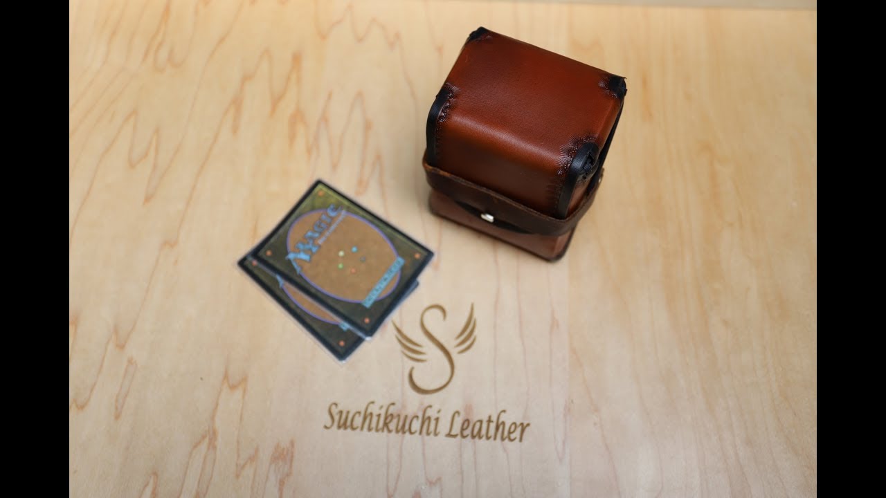 Leather Deck Box Time Lapse | TCG Deck Box | Table Top Gaming Deck Box ...