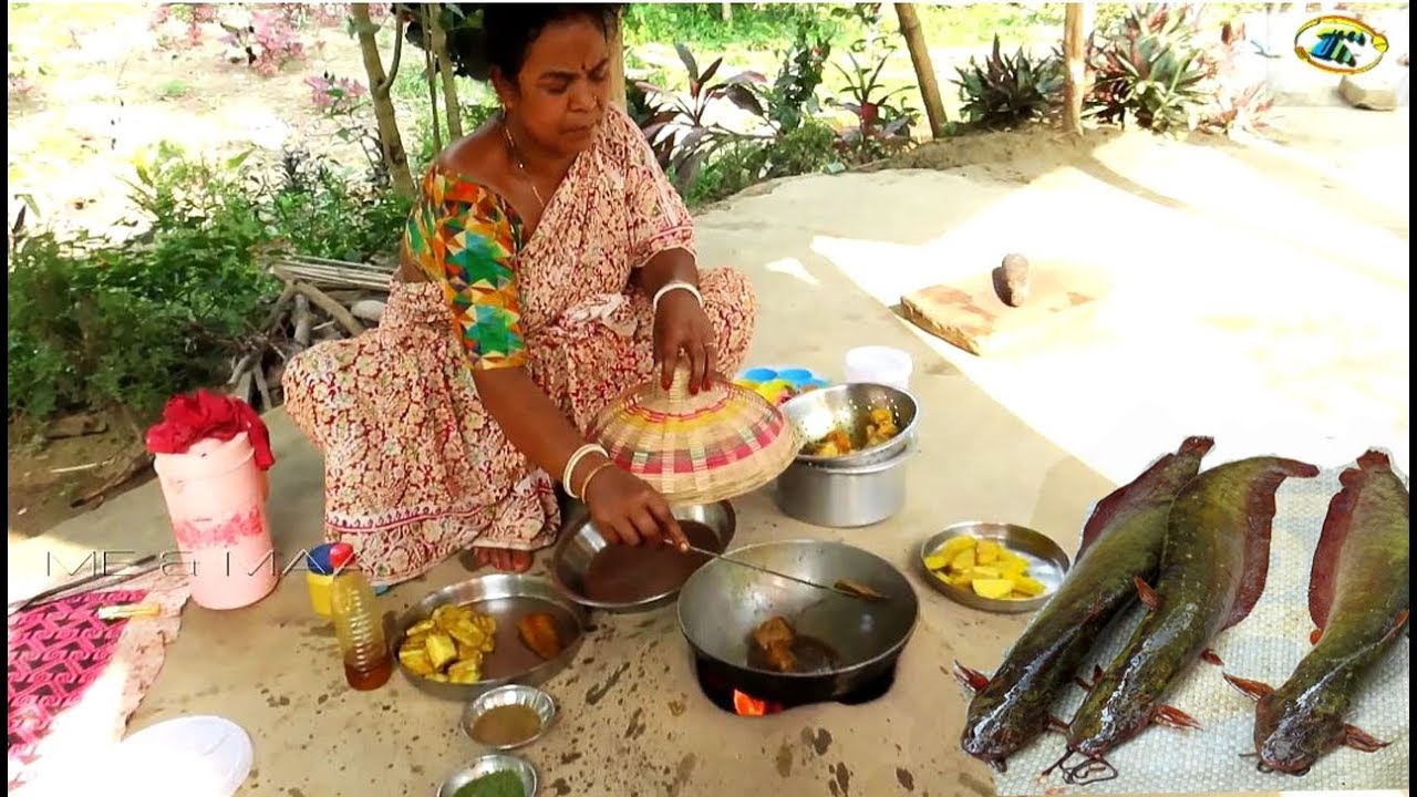 কাঁচা কলা দিয়ে পাকা সিঙ্গি মাছের পাতলা ঝোল || Paka Singi Fish Recipe ...
