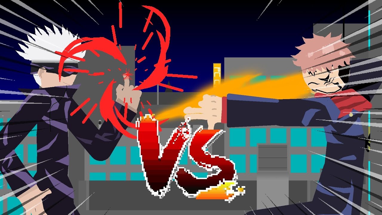 Gojo VS Sukuna - Curta - [Stick Nodes Animation] - YouTube