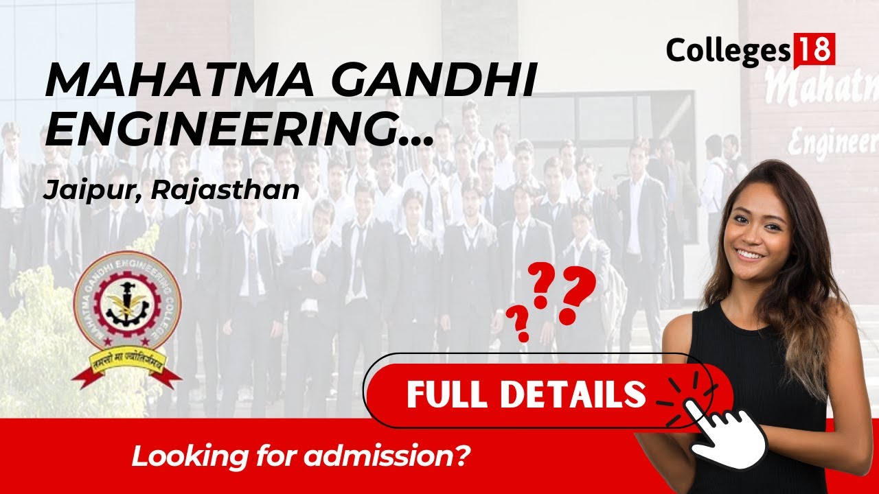 Exploring Mahatma Gandhi Engineering College, (MGEC) Jaipur - YouTube