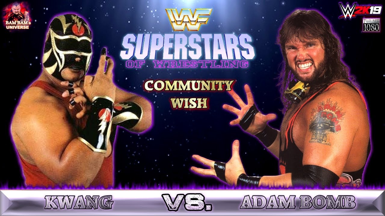 Kwang w./ Harvey Wippleman VS. Adam Bomb w./ Johnny Polo | WWF | 2K19 ...