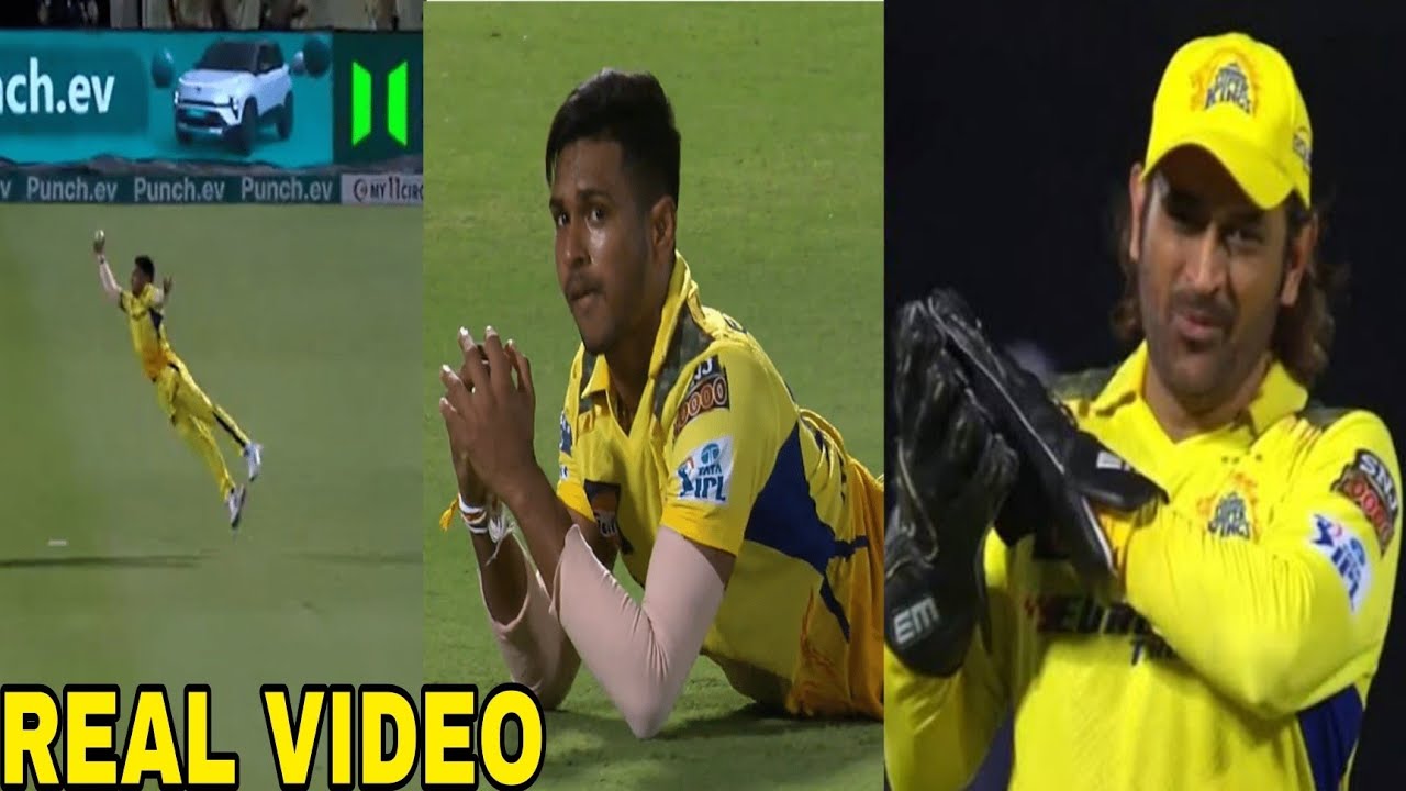 Full Video : M Pathirana Catch in Today DC vs CSK Match | MSD Reaction ...