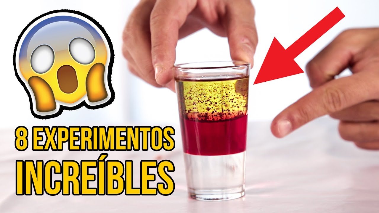 8 experimentos sencillos que te sorprenderán - YouTube
