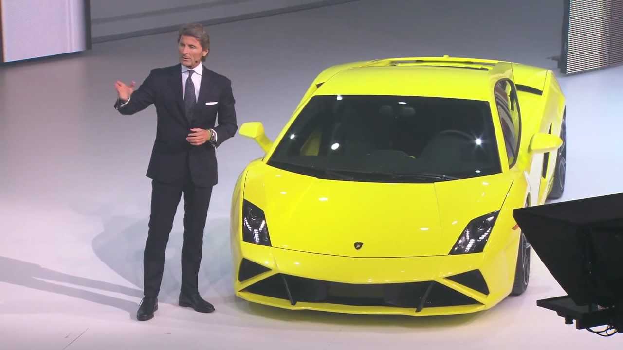 Stephan Winkelmann unveils the new Gallardo Family - YouTube