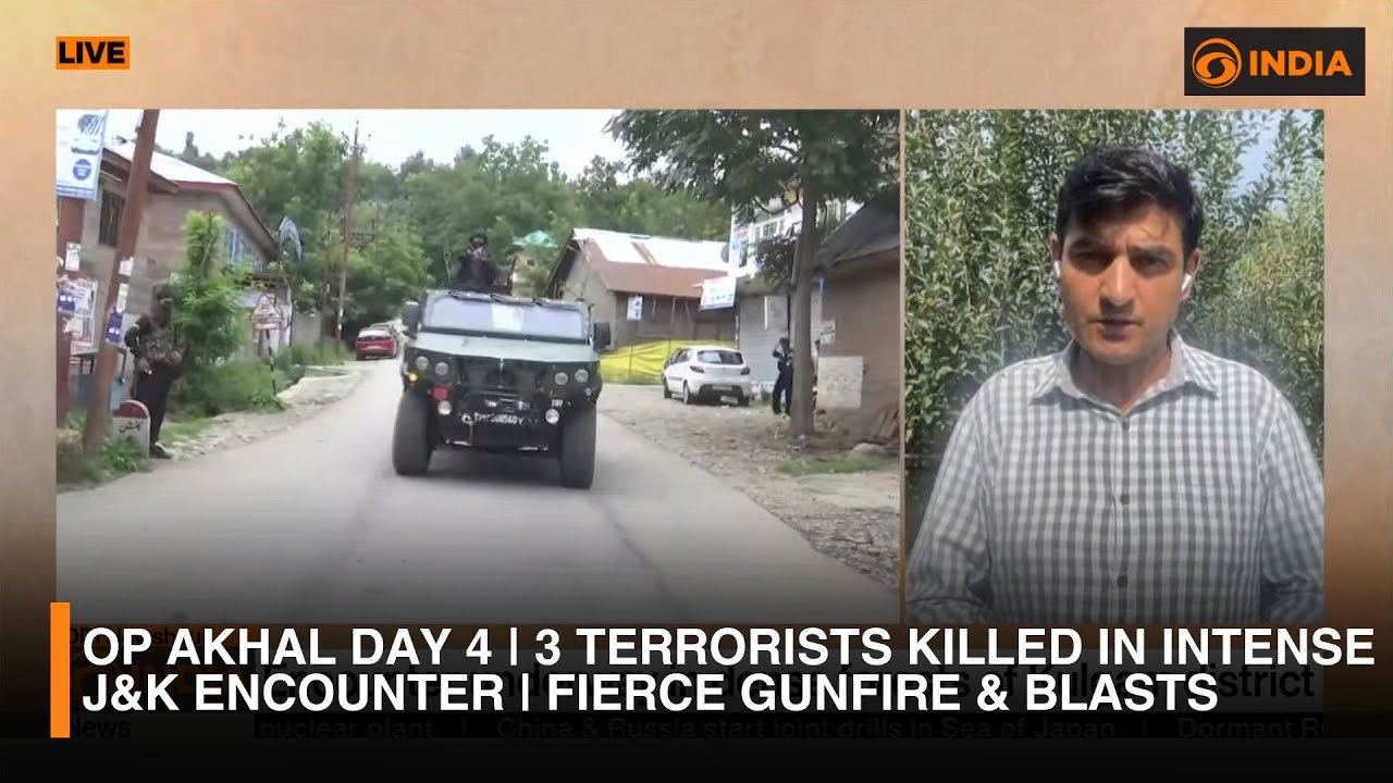 Op Akhal Day 4 | 3 Terrorists Killed in Intense J&K Encounter | Fierce ...