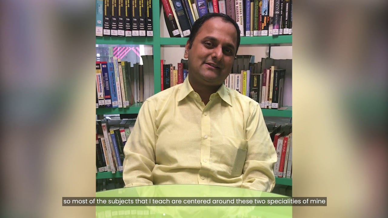 Know Your Faculty: Prof Shrinivas Shikaripurkar (Adjunct Faculty ...