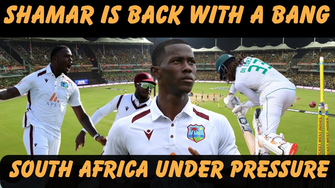 Quick Wickets From Shamar & Jayden Gives West Indies Upper Hand Over ...