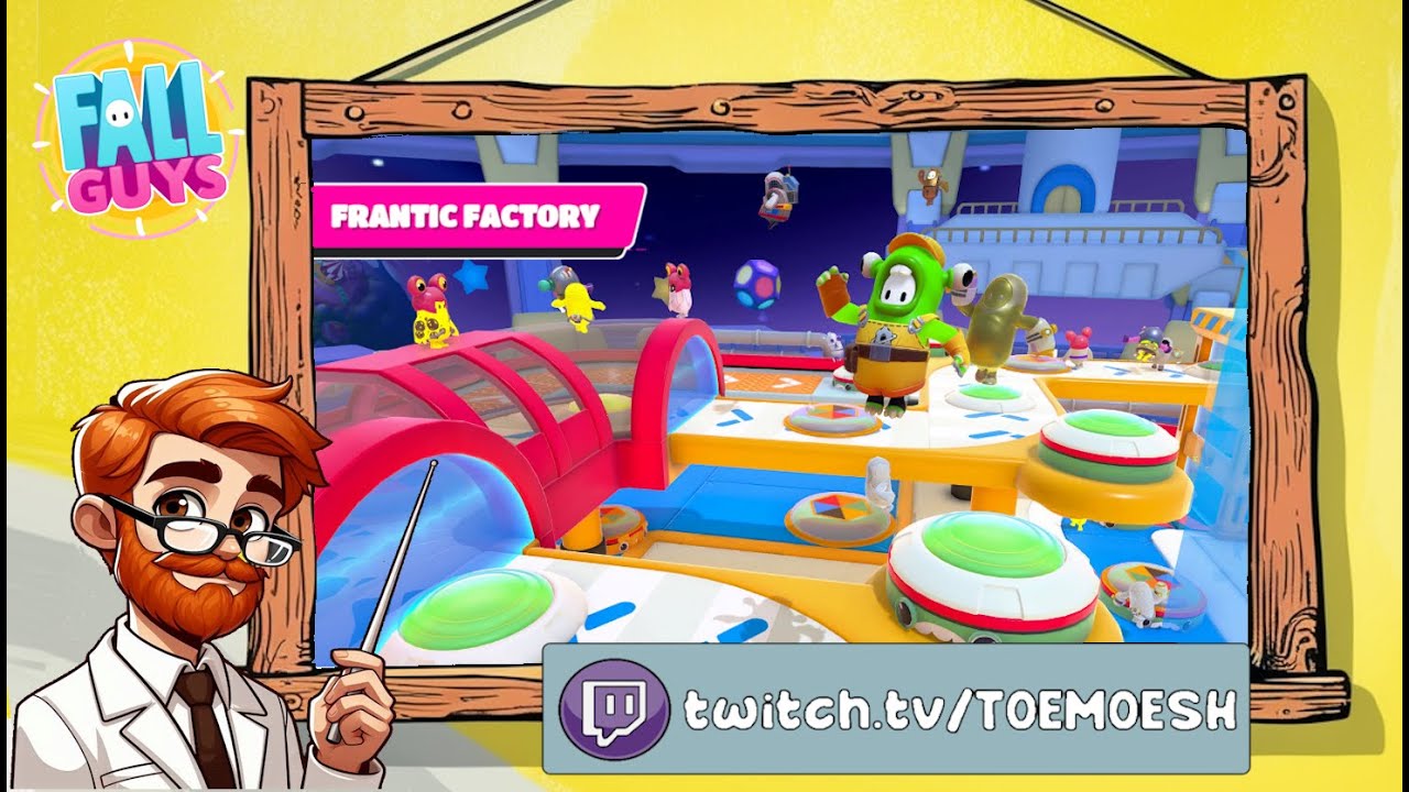 Toemoesh's Tips for Fall Guys - Frantic Factory - YouTube