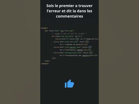 Trouvez l'erreur !Défi de débogage HTML et CSS #css #html #développementweb #débutant # ...