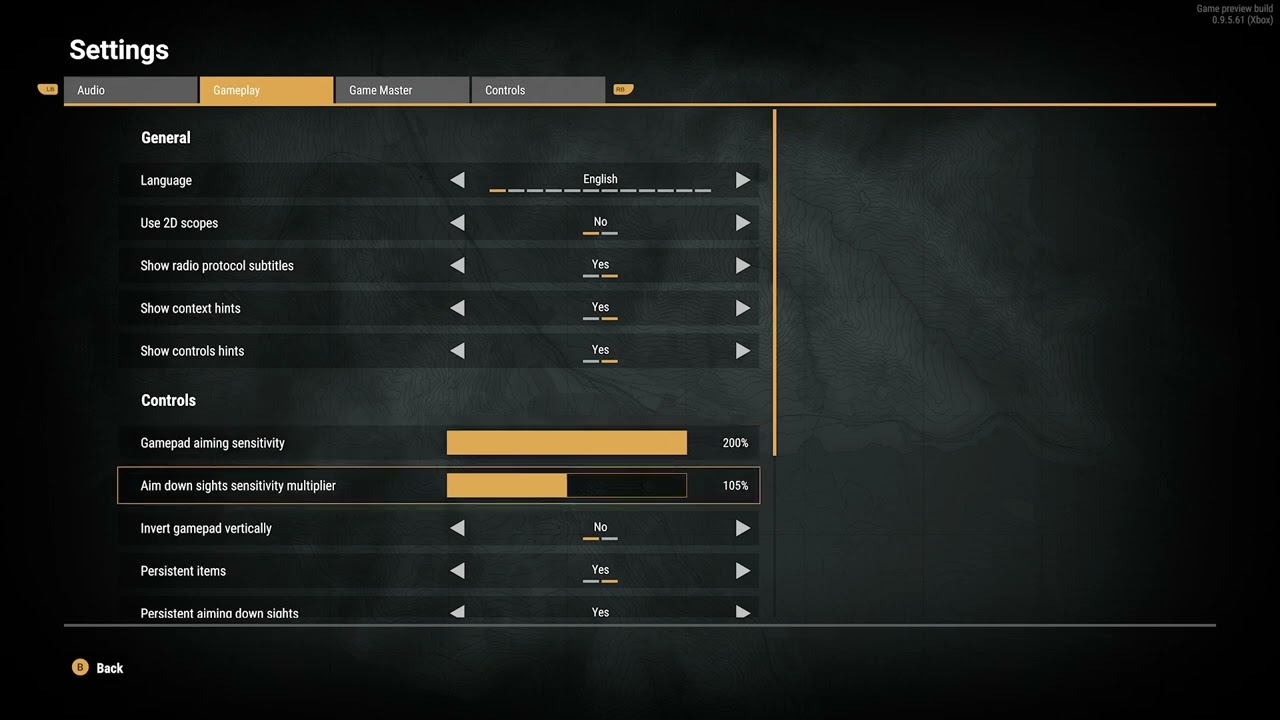 093 Arma Reforger game settings - YouTube