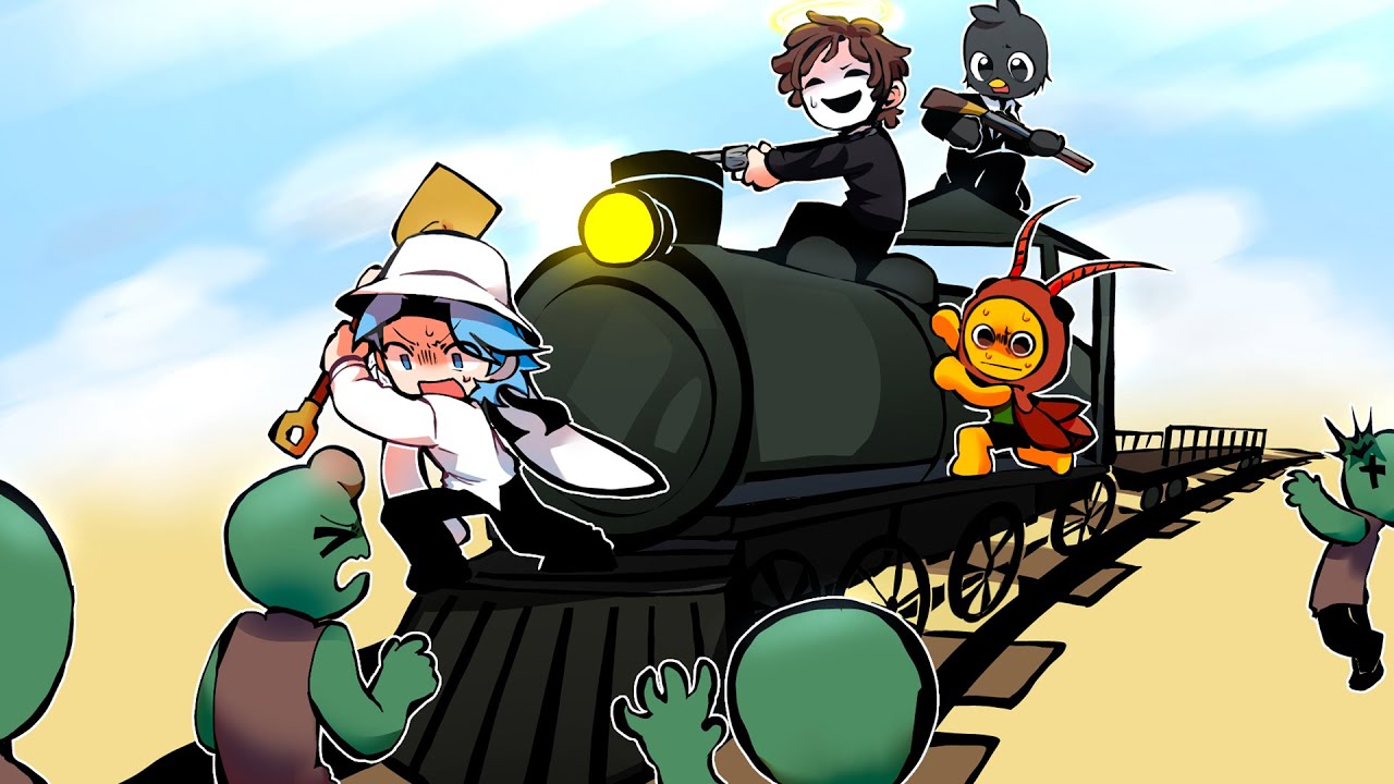 Escapamos De RIELES MUERTOS en ROBLOX!! 😨 (DEAD RAILS) - YouTube