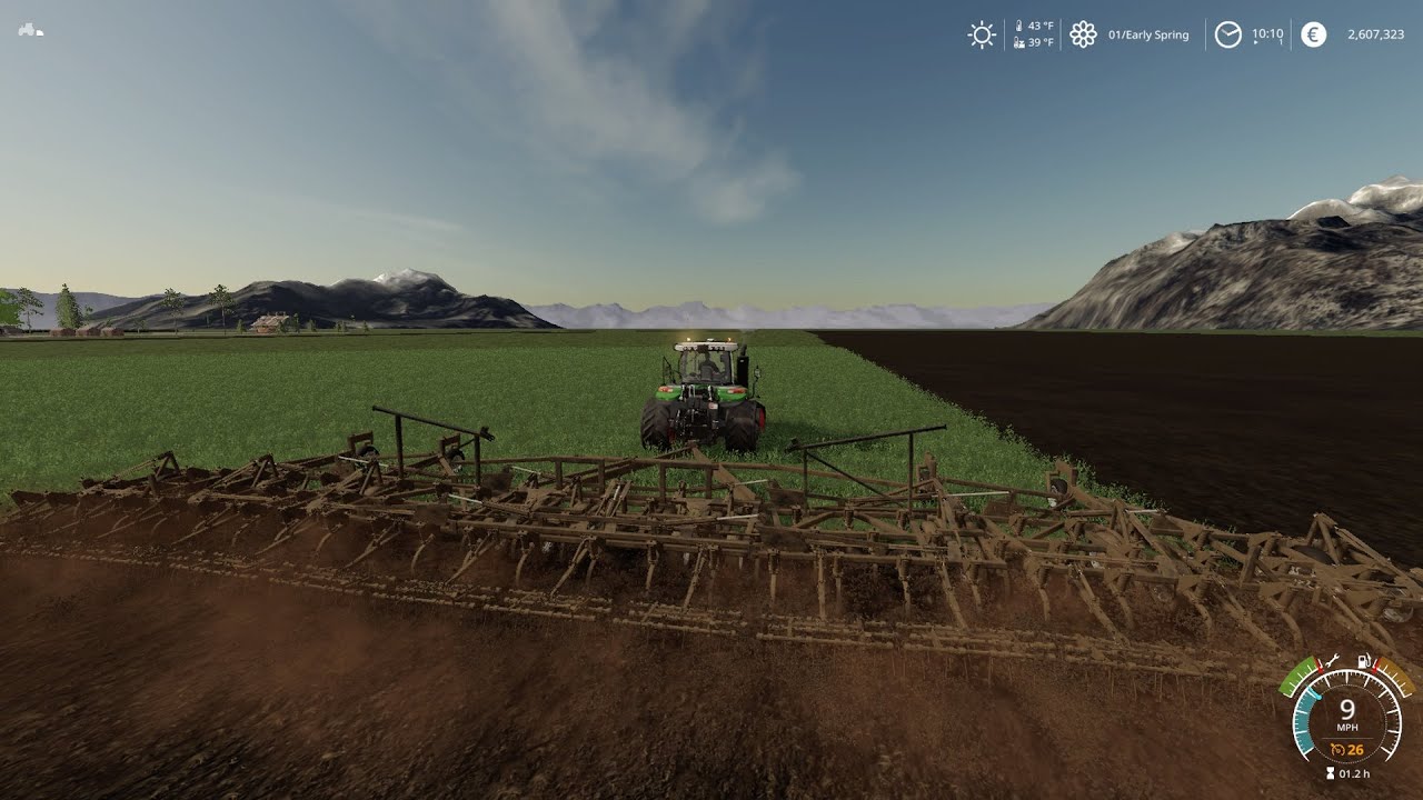 Creating new Fields & Sowing Grass * Flat Map * Episode 1 * Farming ...