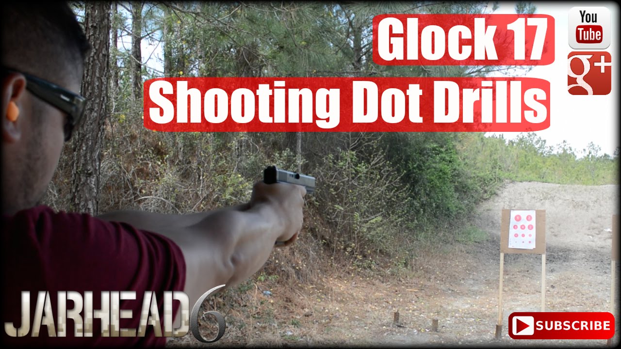 Glock 17 Shooting Dot Drills - YouTube