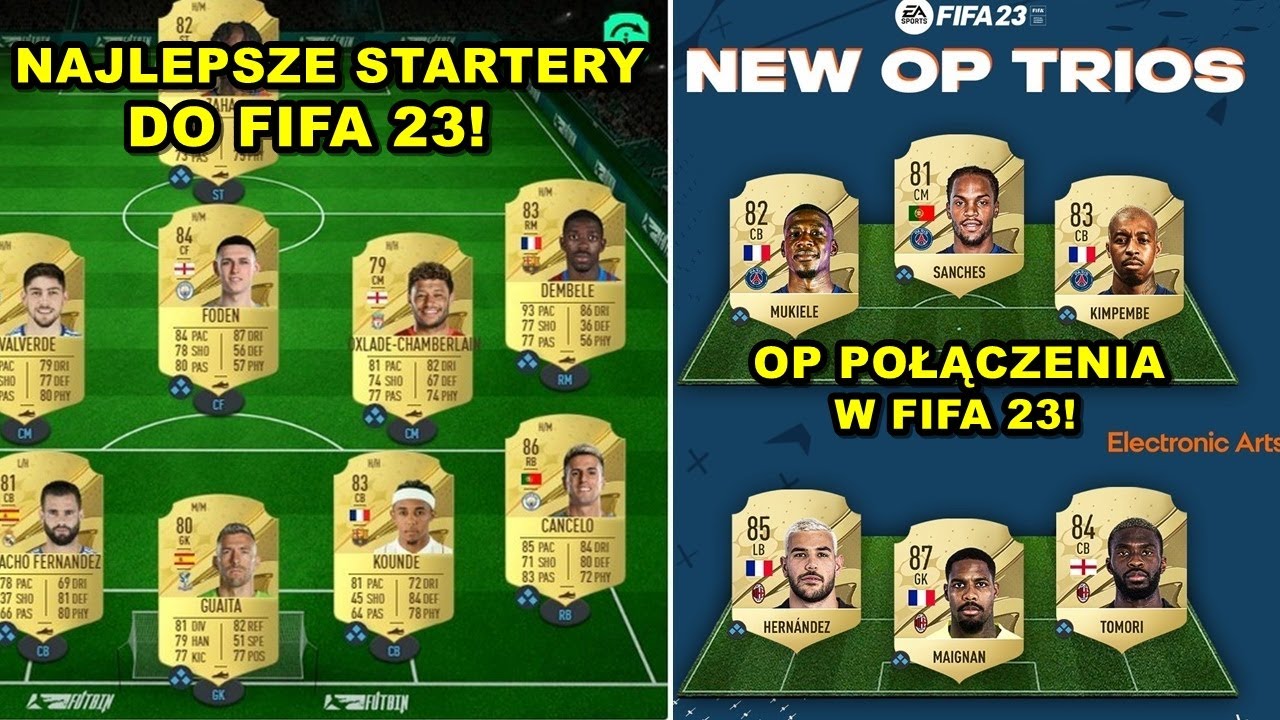 NAJLEPSZE SKŁADY NA START FIFA 23! 4 OP POŁĄCZENIA DO SKŁADÓW! - YouTube