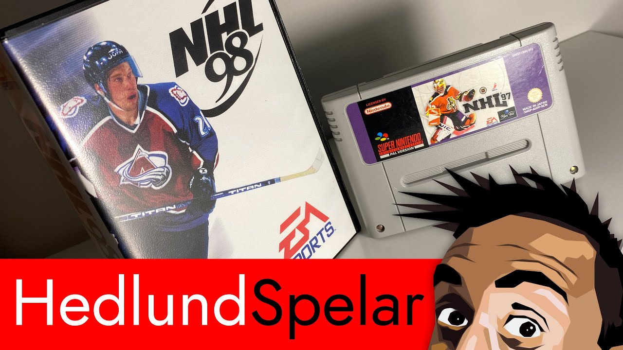 NHL 97 [SNES] & NHL 98 [SEGA GENESIS] | #HedlundSpelar - YouTube