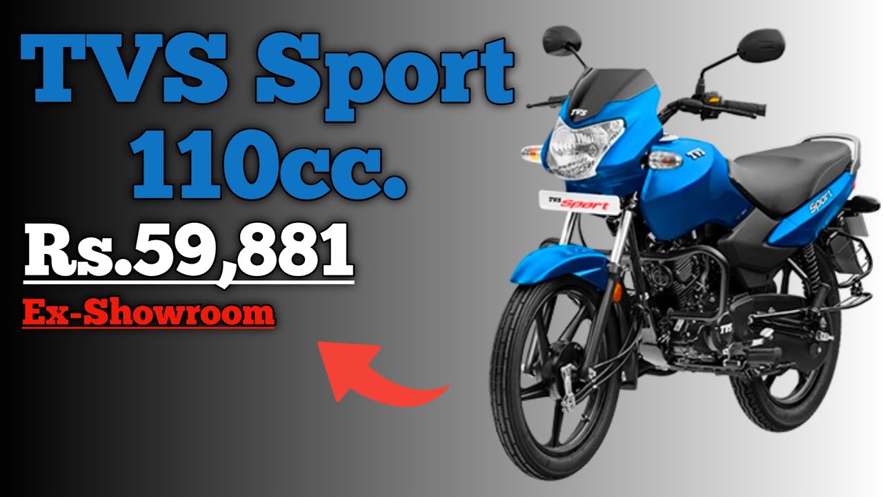 2024 Tvs Sport STARLIGHT BLUE Colour Price |💸💸💸💸| Tvs Sport ES On road ...