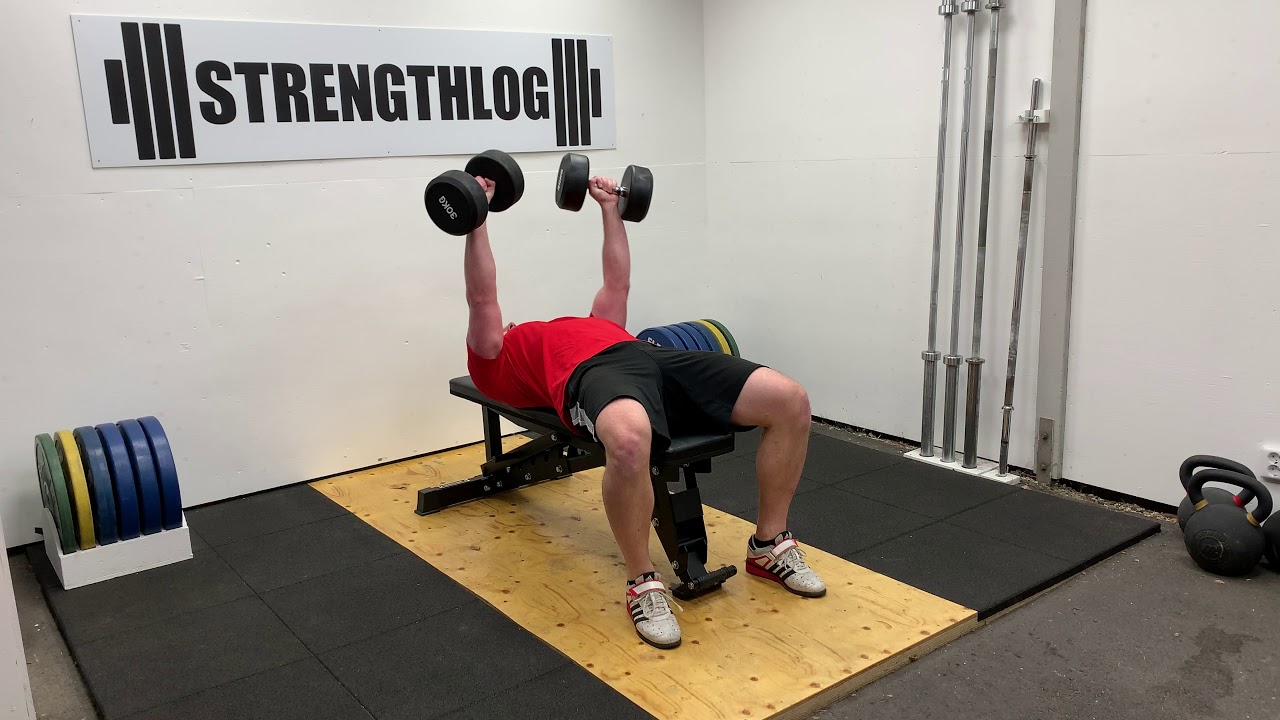 Dumbbell Chest Press: Demonstration - YouTube