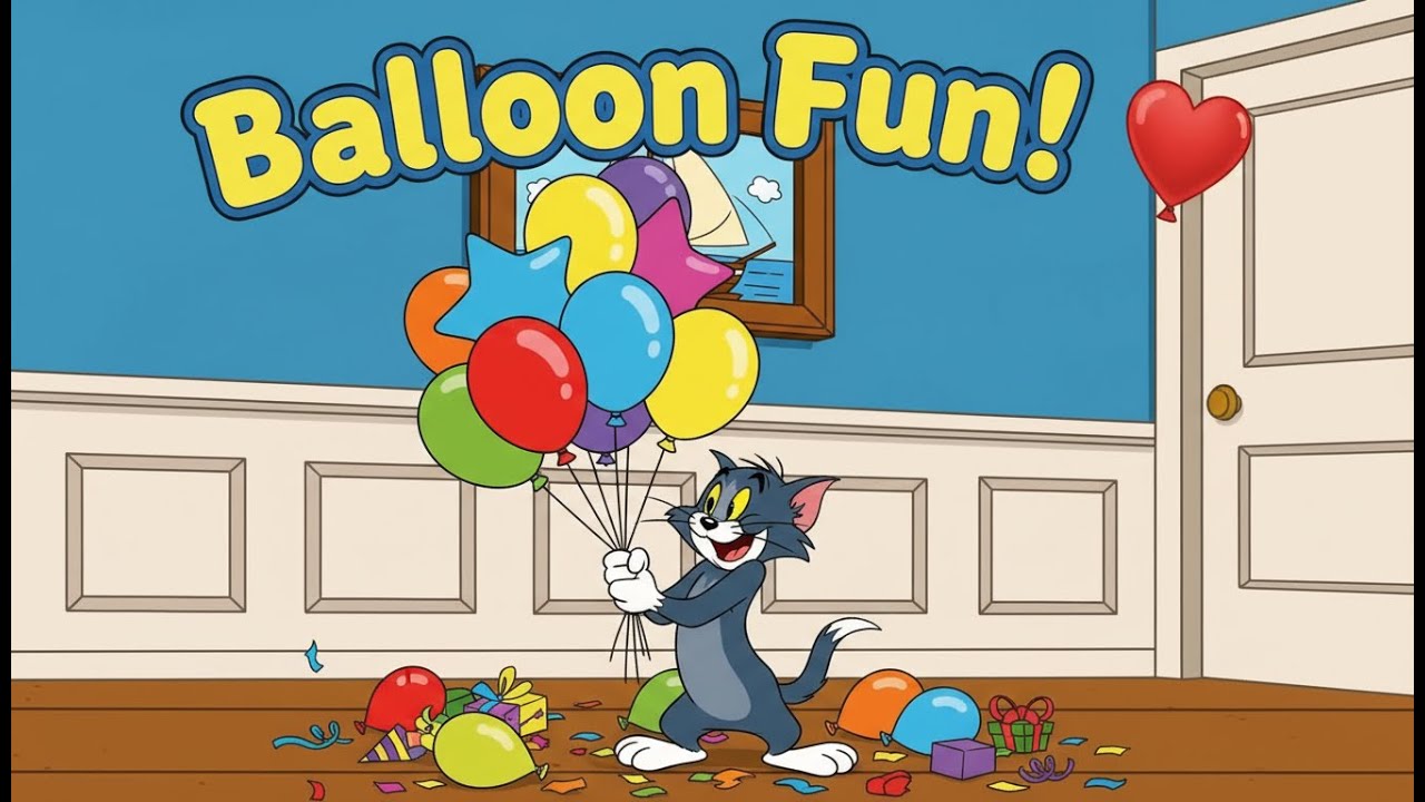 Tom and Jerry Balloon Fun Cartoonito - YouTube
