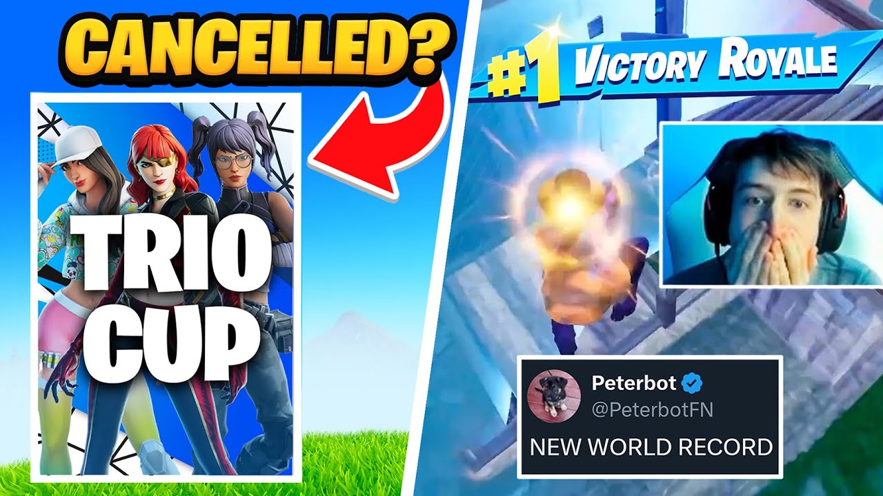 Trio Cash Cups Ruined | Peterbot Sets New Record - YouTube