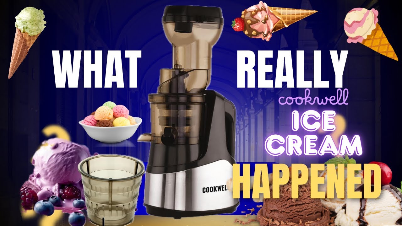 Cookwell Slow Juicer and Ice Cream maker Honest Review Unboxing & Full ...