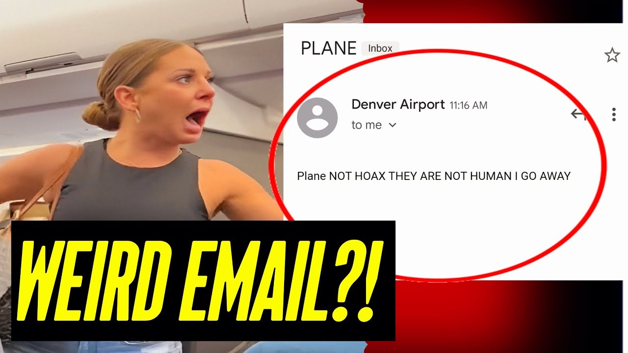 Woman Freaks Out On Plane Update - Strange Email - YouTube