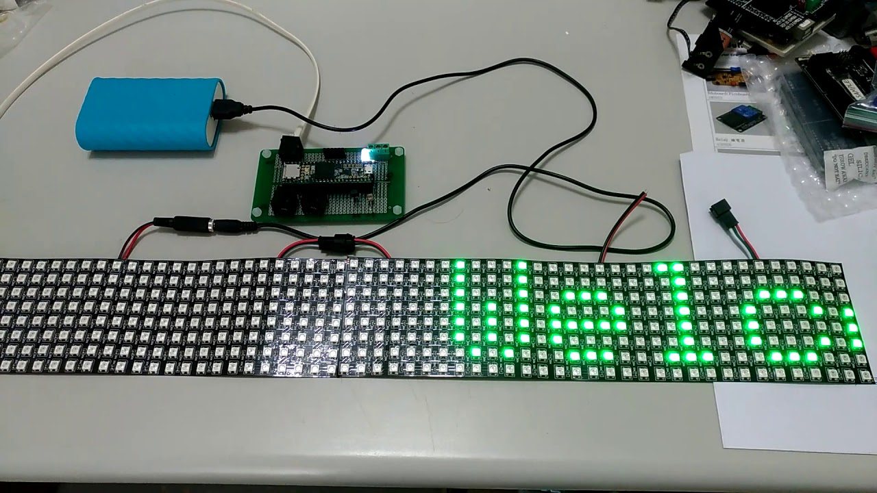 LED 跑馬燈 = Teensy (Arduino Compatible) - YouTube
