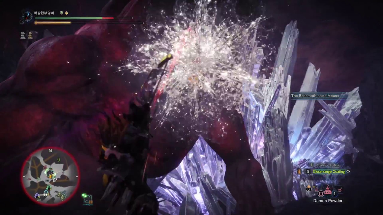 MHW behemoth BOW (wiki rules) 13'19"31 베히모스 활 위키룰 - YouTube