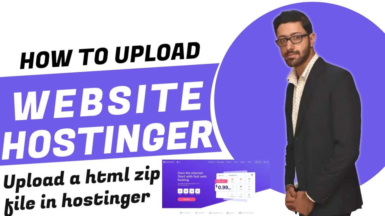 How To Upload Html Zip File To Hostinger Youtube