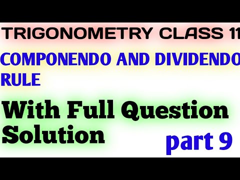 componendo and dividendo rule | with full question solution ...