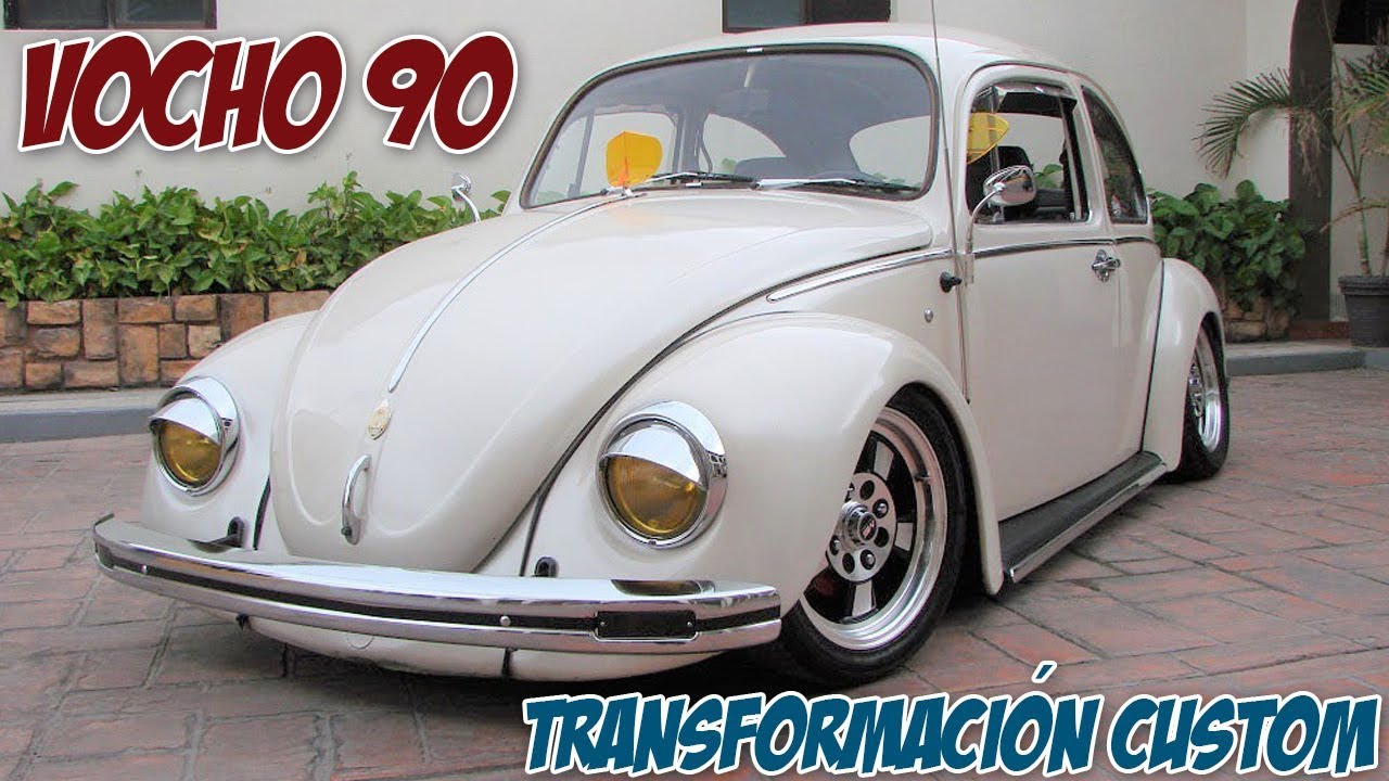 Vocho 90 modificado con estilo custom - YouTube