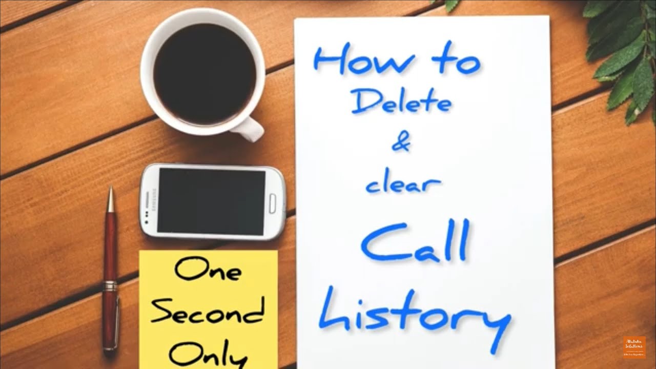 How To Delete Call History On Mobile Phone | Clear All Missed Calls ...