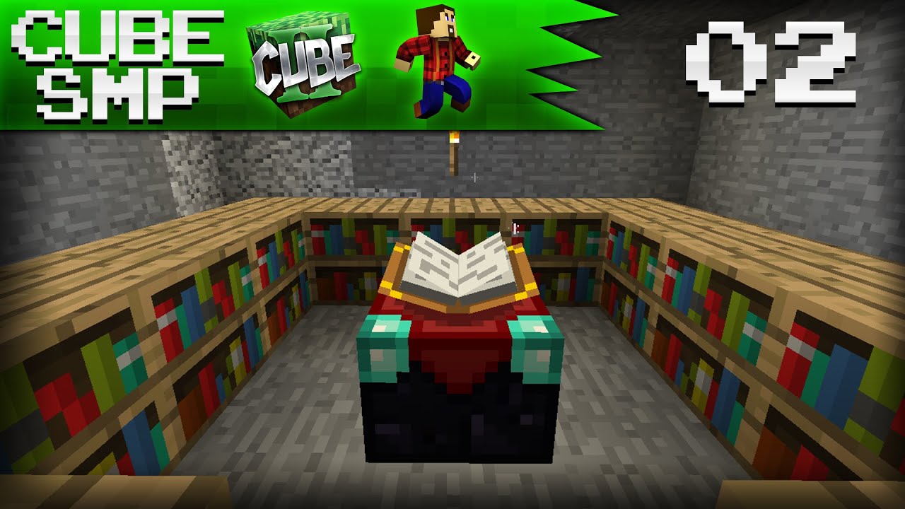 Minecraft Cube SMP: ENCHANTING! - Ep 2 - YouTube