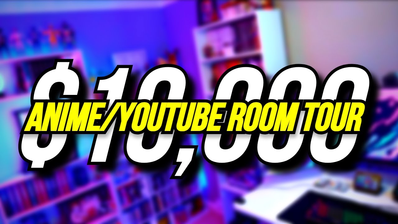 MY $10,000+ ANIME/YOUTUBE ROOM TOUR! (2022) - YouTube