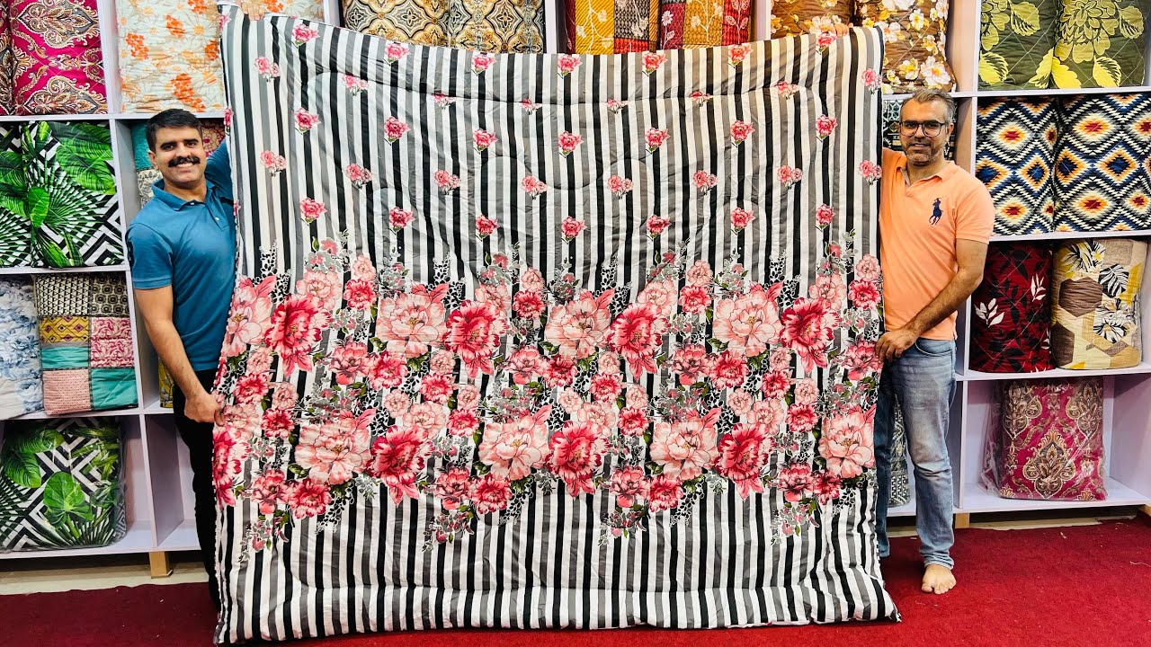 Top Class Pakistani Designer Bedsheets \ Designer Prints Razai Set ...