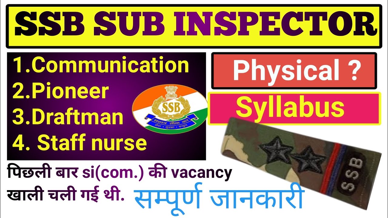 ssb si communication syllabus 2023 - YouTube