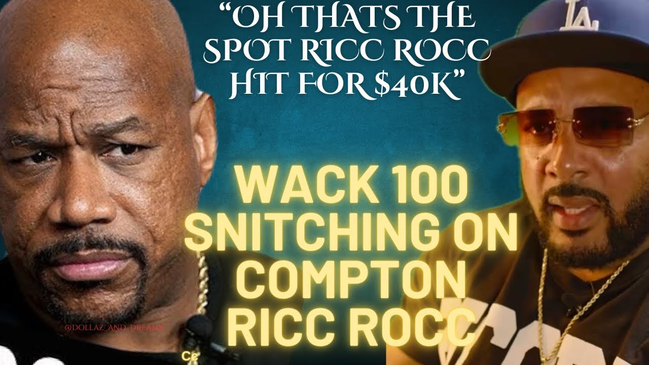 Officer Wack and Officer Luce Throwing Compton Ricc Rocc under the bus ...