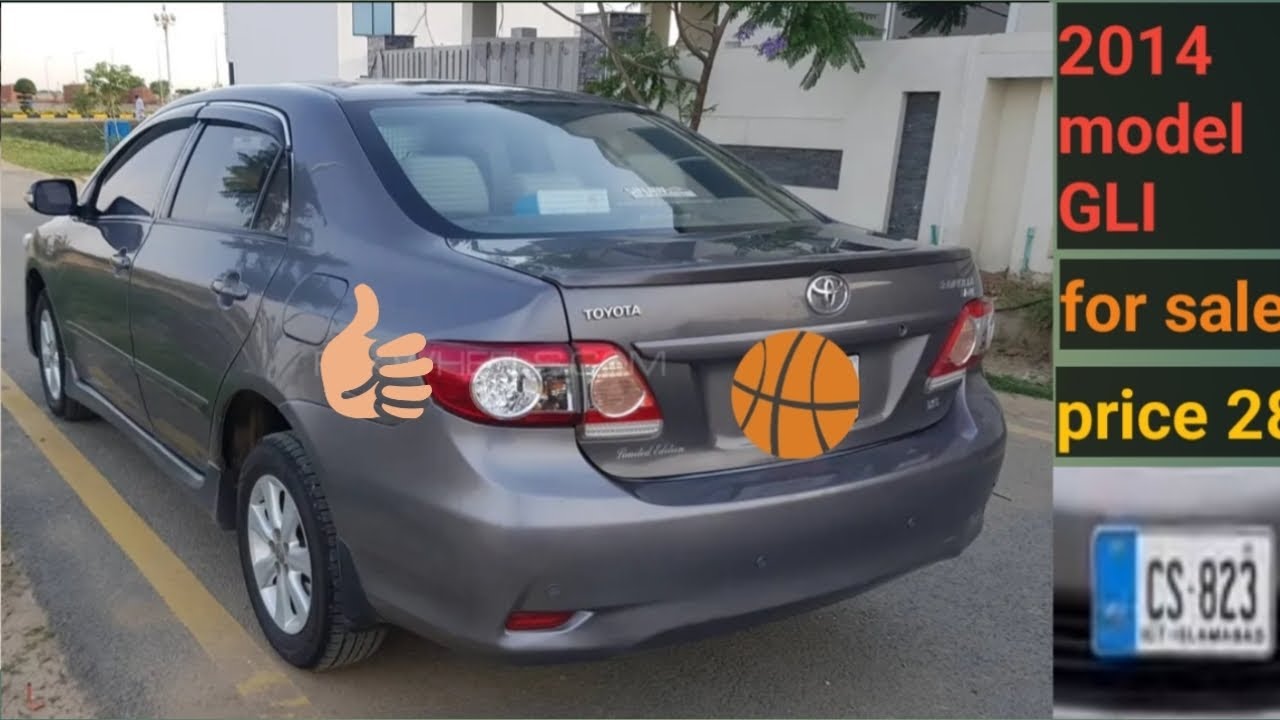 Gli 2014 model for sale | islamabad number |toyota gli | @jamautos7004 ...