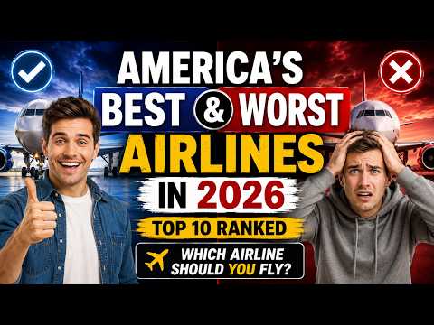 America's Best & Worst Airlines in 2026 ✈️ Top 10 Ranked | Which Airline Should You Fly?