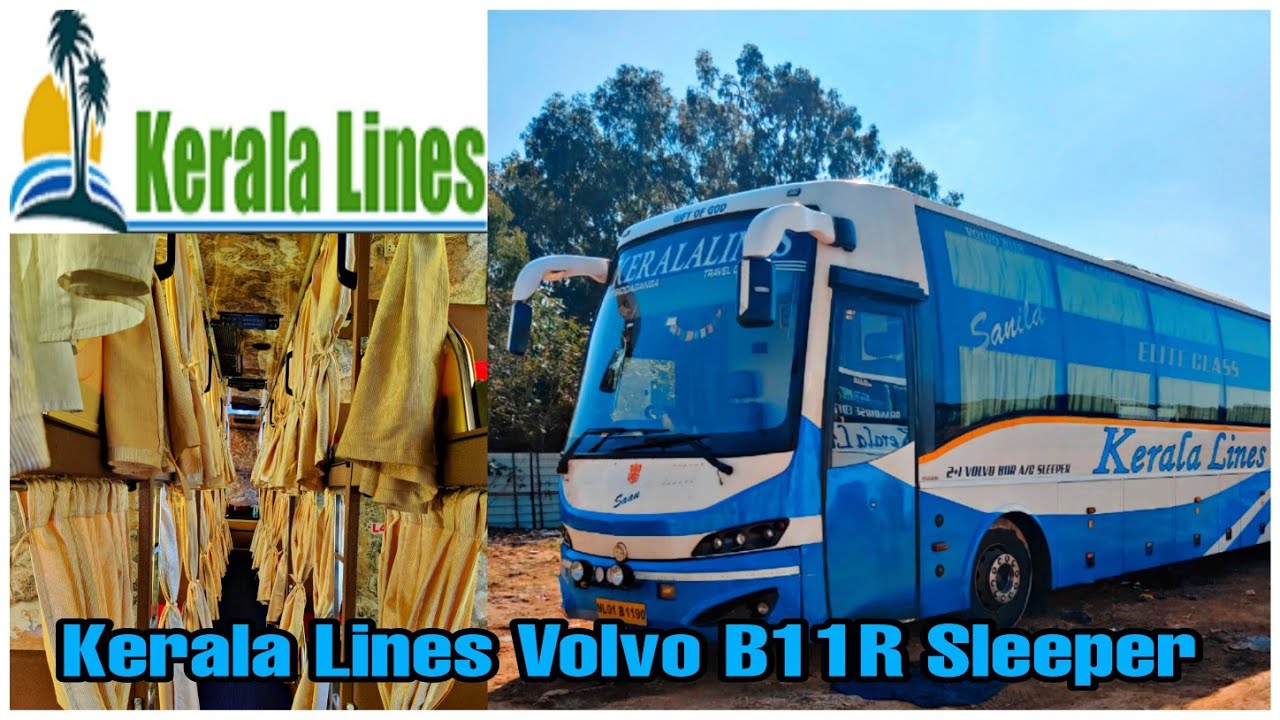 Kerala Lines |Volvo Celeste Sleeper| Banglore To Trivandrum| First Time ...