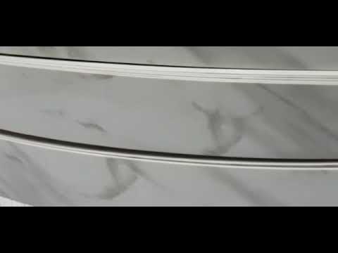 edging 2 cm untuk type HPL carrera white - YouTube