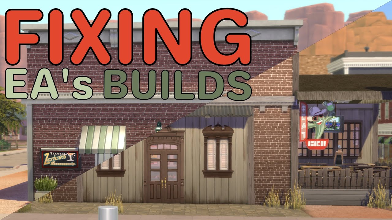 THIS BAR FEELS STRANGE... // FIXING EA's BUILDS STRANGERVILLE BAR -The ...